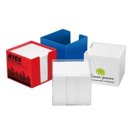 Zettelbox aus Kunststoff bedrucken (ab 100 Stück)